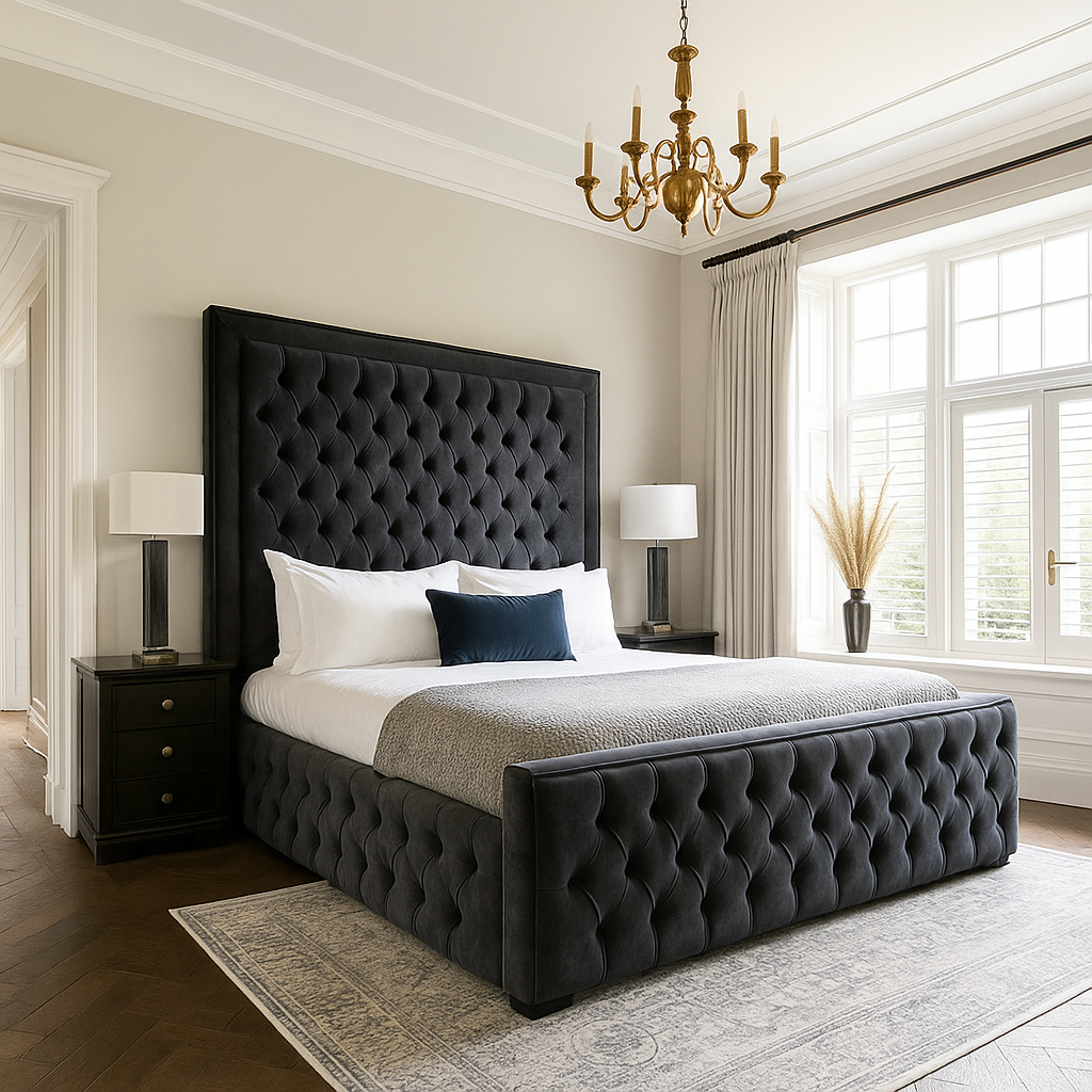 Sheraton Upholstered Bed Frame – Home Store Living